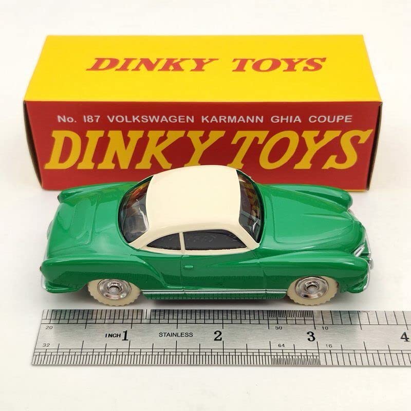 DeAgostini 1:43 Dinky Toys 187 for Volkswagen Karmann GHIA Coupe Diecast Model Toys Car Limited Collection Auto Gift