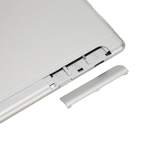 fannay HD Tablet, 4G LTE 5G WiFi Office Tablet US Plug 100-240V for Family (Silver)
