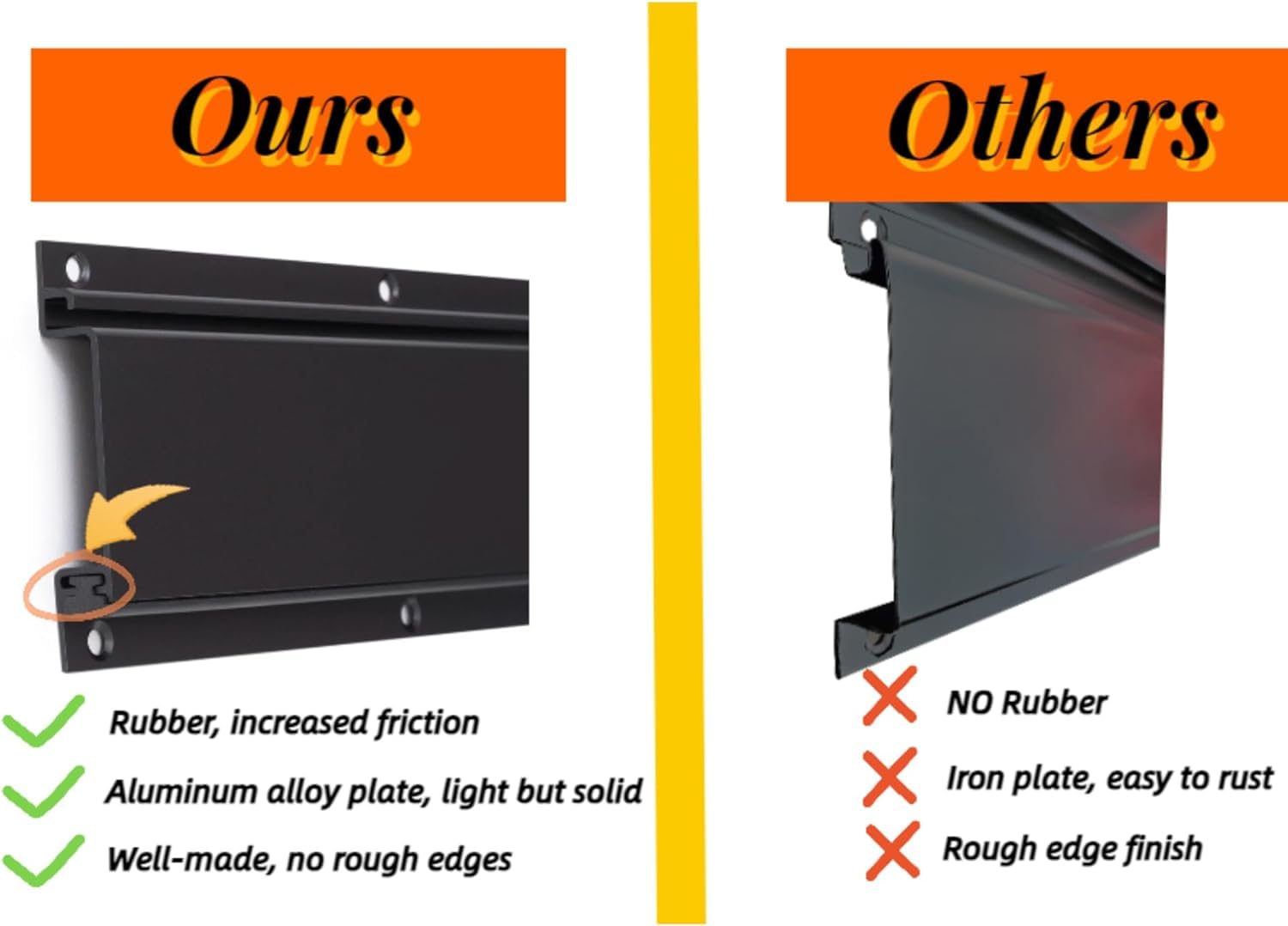 NETWAL 8 Storage Bins, Wall Mount Garage Rack, Parts &Tool Organizers and Storage Screws and Bolts