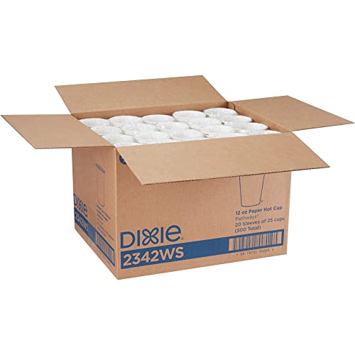 Dixie 12 oz. Paper Hot Coffee Cup by GP PRO (Georgia-Pacific), Pathways, 2342WS, 500 Count (25 Cups Per Sleeve, 20 Sleeves Per Case), Whimsy