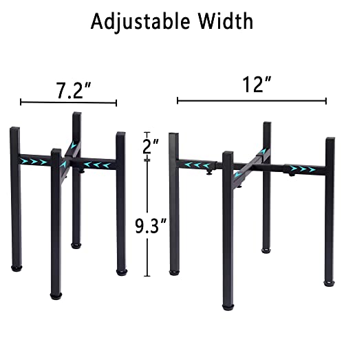 EGMEHOAD Water Filter Stand Adjustable Width 9" Tall 12" Wide, Big Water Filter System Stand, Countertop Water Dispenser Stand, Drink Dispenser Stand for Travel Water Filter System