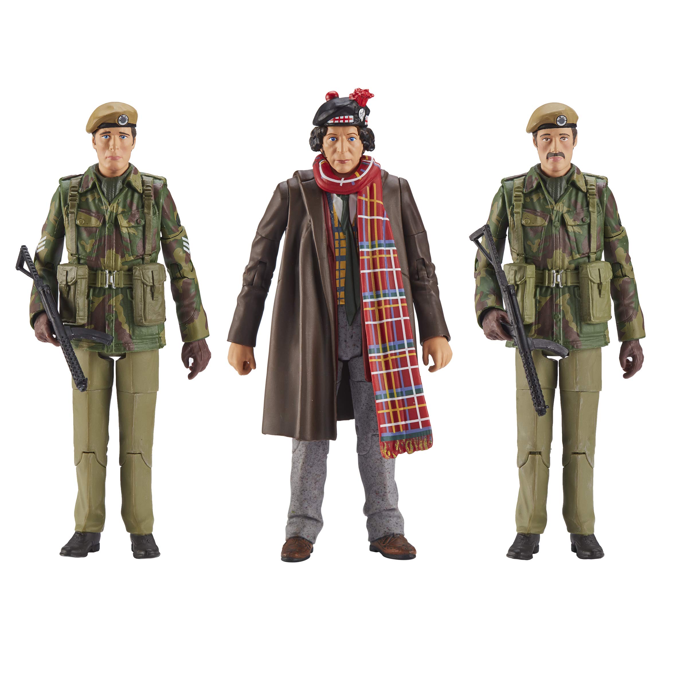 DOCTOR WHO U.N.I.T 1975 Terror of The Zygons Collector Figure Set
