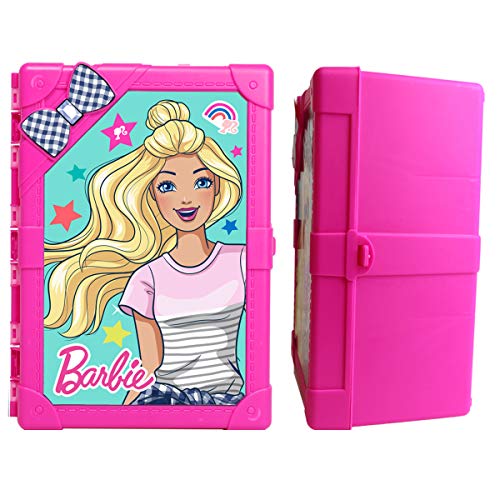 Tara Toys Barbie 8-Doll Multi-Compartment Storage Case with New and Improved Latch