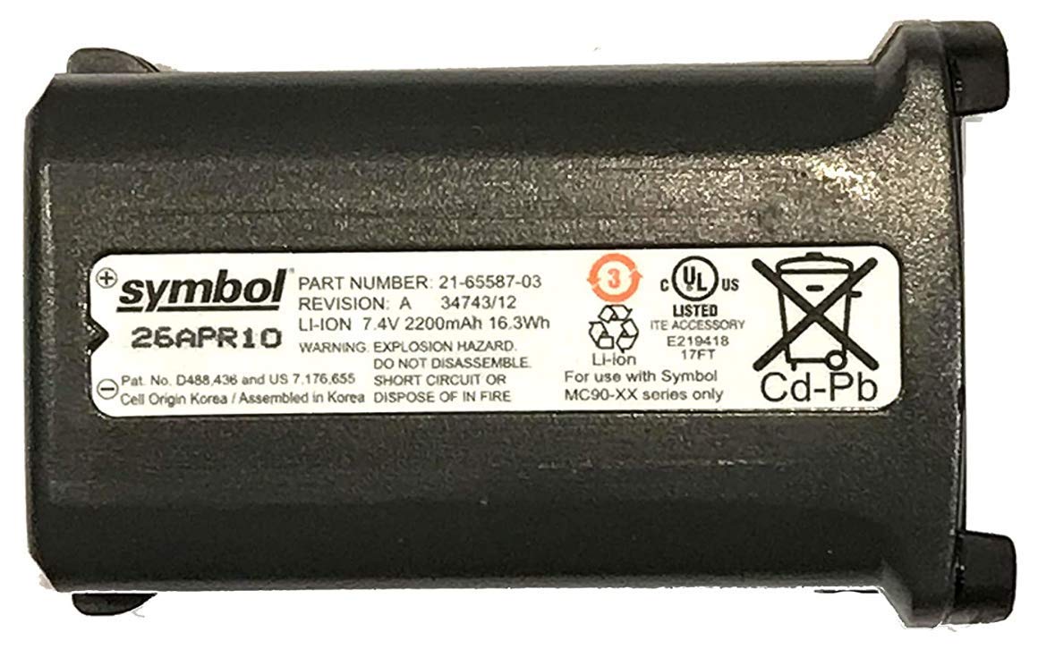 Symbol MC9090 Battery 2600mAh 7.4v MC9060 MC9090-G MC9190 MC92N0 Barcode Scanner