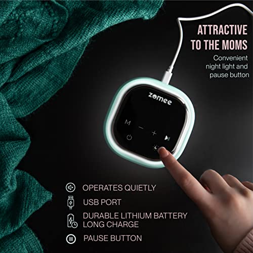 Zomee Z2 Double Electric Breast Pump β with Expression, Massage, and 2-Phase Modes - Rechargeable and Portable Wearable Breast Pump