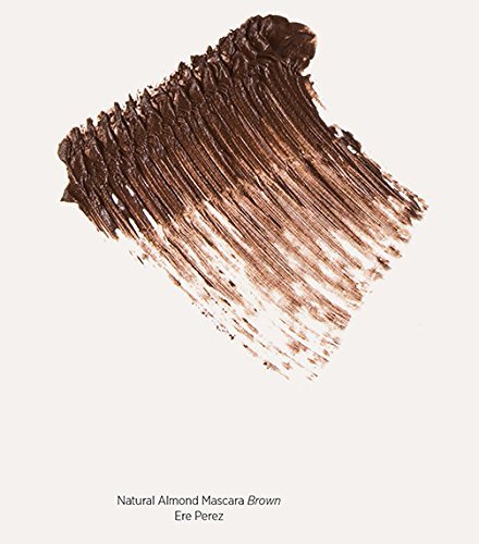Ere Perez - Natural Almond Oil Mascara | Vegan, Cruelty-Free, Clean Beauty (Brown, 0.35 oz | 10 ml)