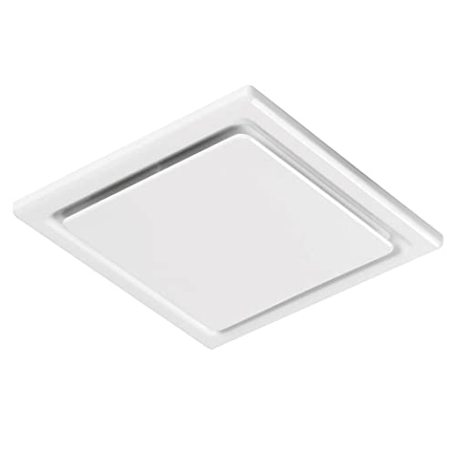 Homewerks 7140-80 Bathroom Fan Ceiling Mount Exhaust Ventilation, 1.5 Sones, 80 CFM, White