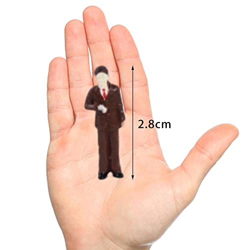 Esquirla 10x 1/64 Repairman People Figure Model Miniature Street Scene Building Desktop Ornament