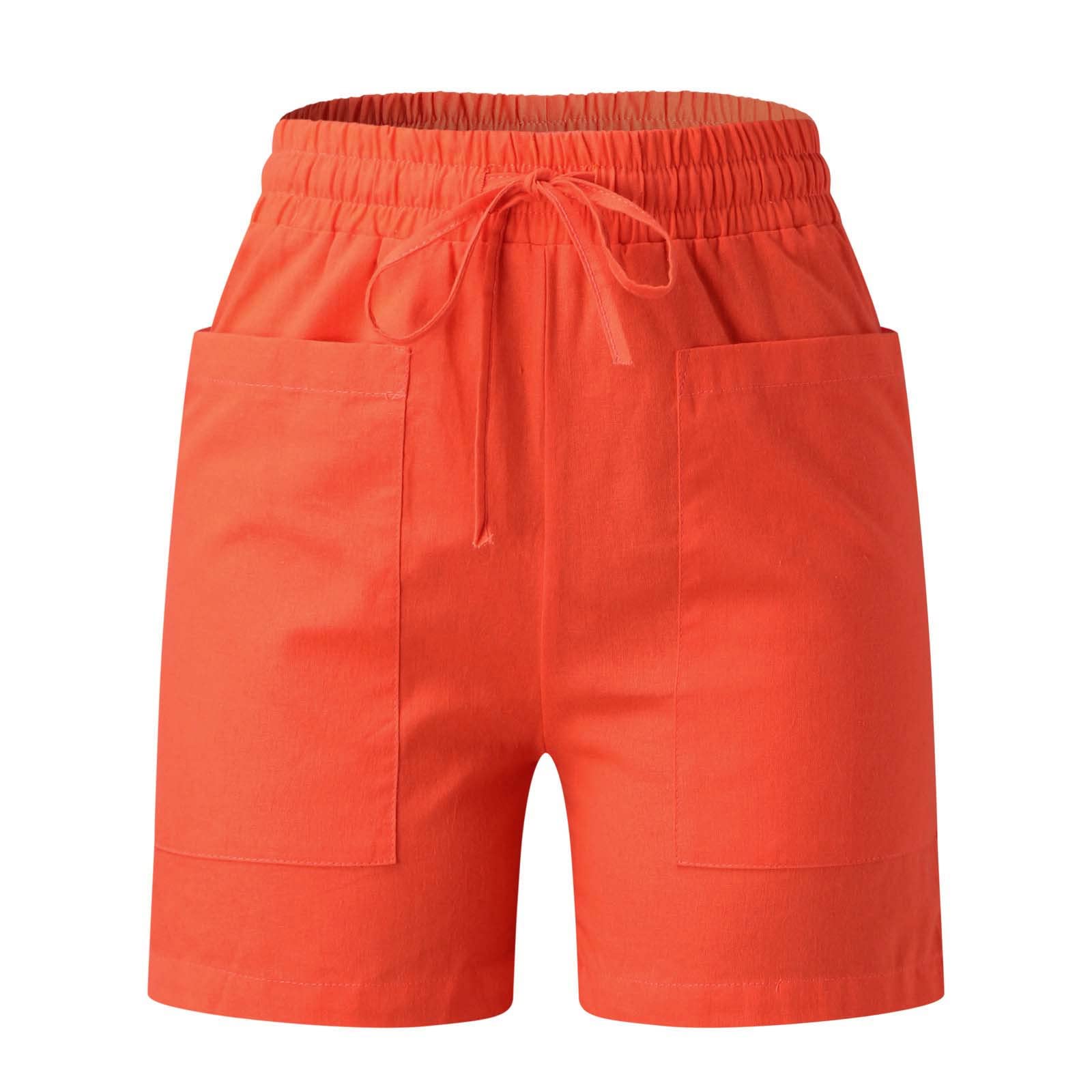 fannyouth Womens Summer Fashion Drawstring Elastic Tie Dye Shorts with 4 Pockets an-dk-0207-啊 an-dk-0207-a2