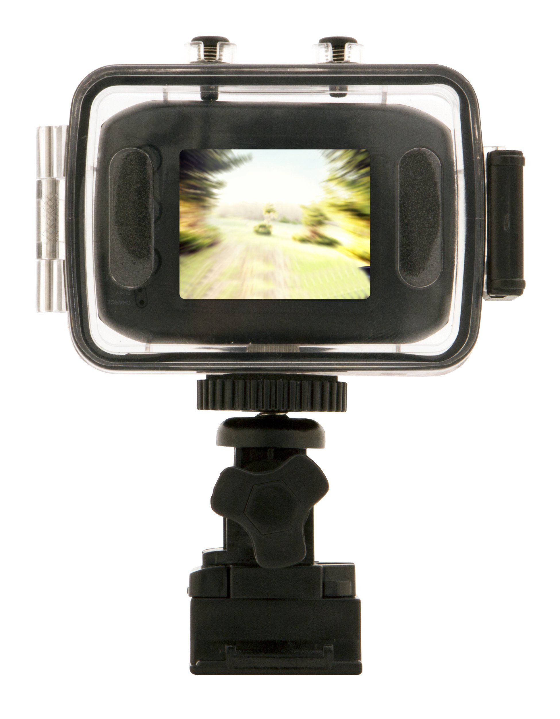 Emerson EVC355RD HD Sports Action Video Camera Kit With Waterproof Case