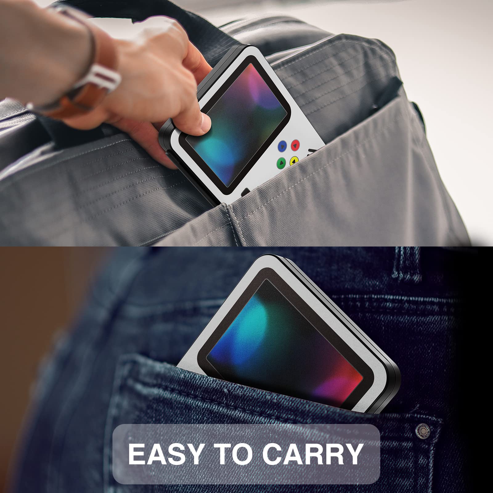 HEIYING Game Card Case for Nintendo Switch& Switch OLED& Switch Lite,Portable Switch Game Memory Card Storage with 24 Game Card Slots and 24 Micro SD Card Slots.