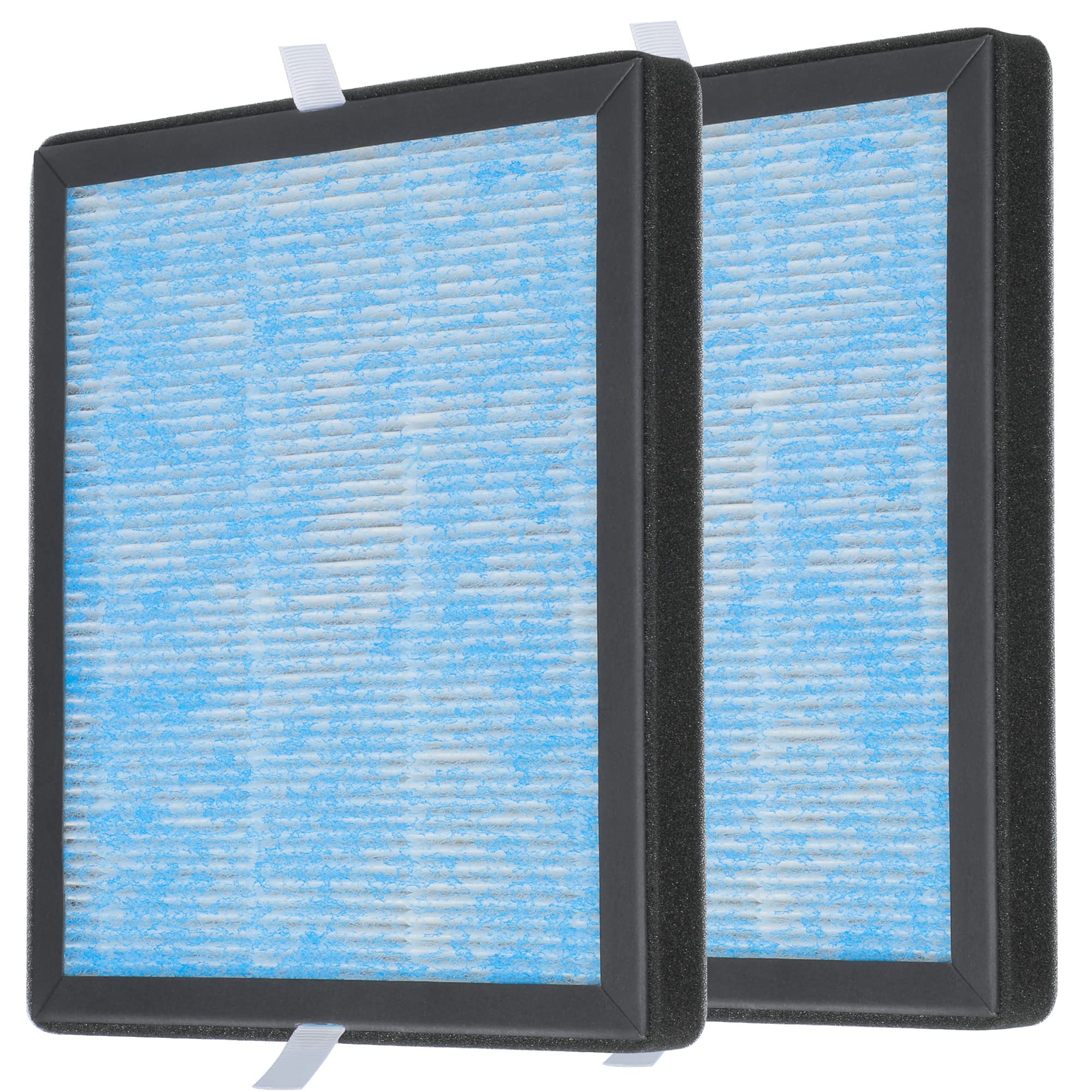 HELHUNLEE 2 Pack R1 P1802 P1801 3-in-1 H13 HEPA Filter Replacement, Compatible with YIOU R1 P1802 and Elechomes P1801 Air Purifier