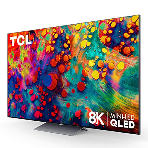 TCLÂ 75-inch Class 6-Series 8K Mini-LED UHD QLED Dolby Vision HDR Smart Roku TV - 75R648, 2021 model