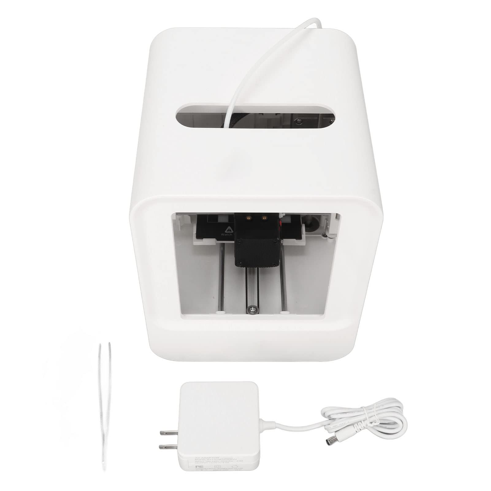 Desktop Mini 3D Printer, APP Control, Larger Print Size100 * 100 * 58mm, Removable Magnetic Base Plate, Leveling Free, Photo Modeling, Easy to Use, Works with Modified PLA