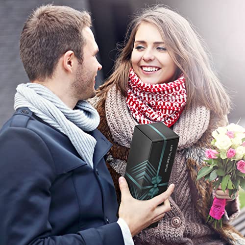 Maverton Personalized Coffee Mug for women - Thermal Mug with Spill-proof Lid for her - Reusable Stainless Steel Drinking Cup - For Birthday - Thermos Travel Mug for lady - DIAMOND