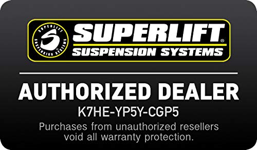 Superlift | 4027 | 2" Block Kit with Rear Lift Blocks, U-Bolts, & Hardware | Fits 1969-2001 Dodge 1/2 Ton Pickups 4WD