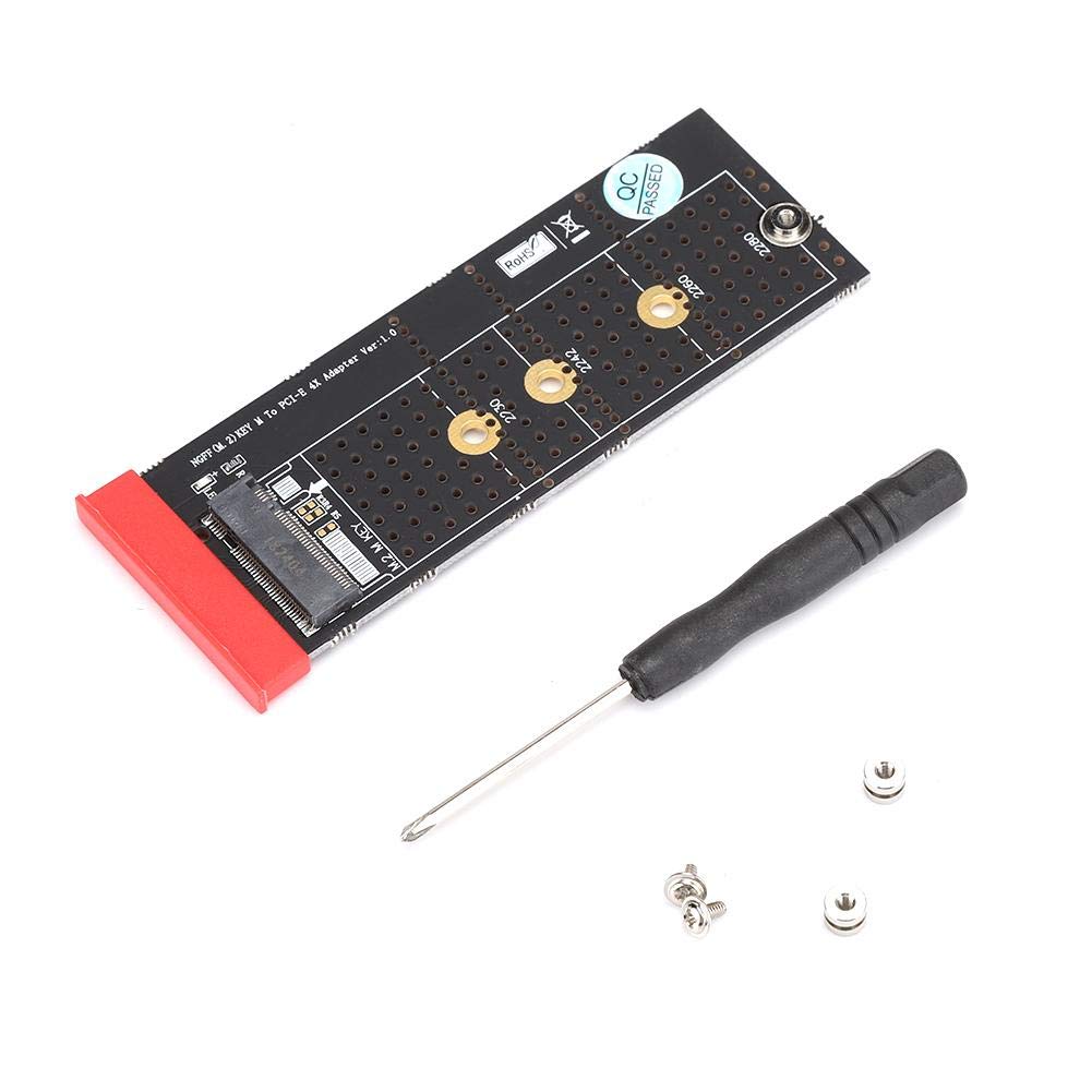Diyeeni M.2 Nvme Key M SSD Solid State Unit to PCIE 4X Vertical Card with Heat Sink for M.2 2230/2242/2260/2280