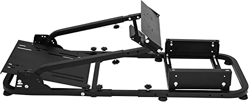 Dardoo Gaming Simulator Cockpit Square Tube Racing Steering Wheel Stand Compatible with Logitech G25 G27 G29 G920 G923, Thrustmaster PC PS4 Xbox without Steering Wheel, Pedal, Handbrake and Seat