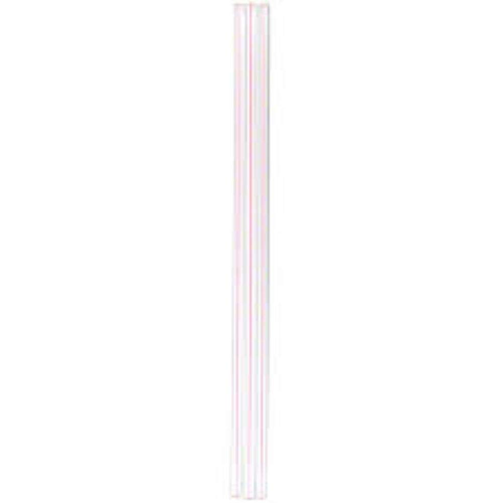 EPS775JWW Empress Earth 7.75" White Jumbo Paper Straws Wrapped 4/500 cs