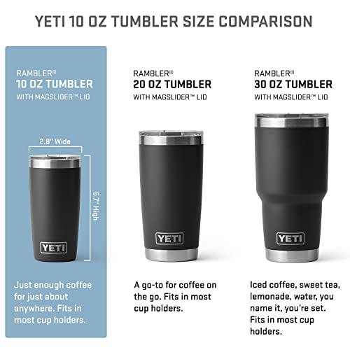 YETI Rambler 10 oz Tumbler, Stainless Steel, Vacuum Insulated with MagSlider Lid, Nordic Purple