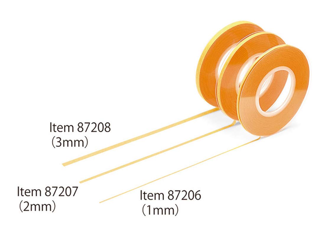 Tamiya 87207 Masking Tape 2 mm/18 m, Model Making, Accessories