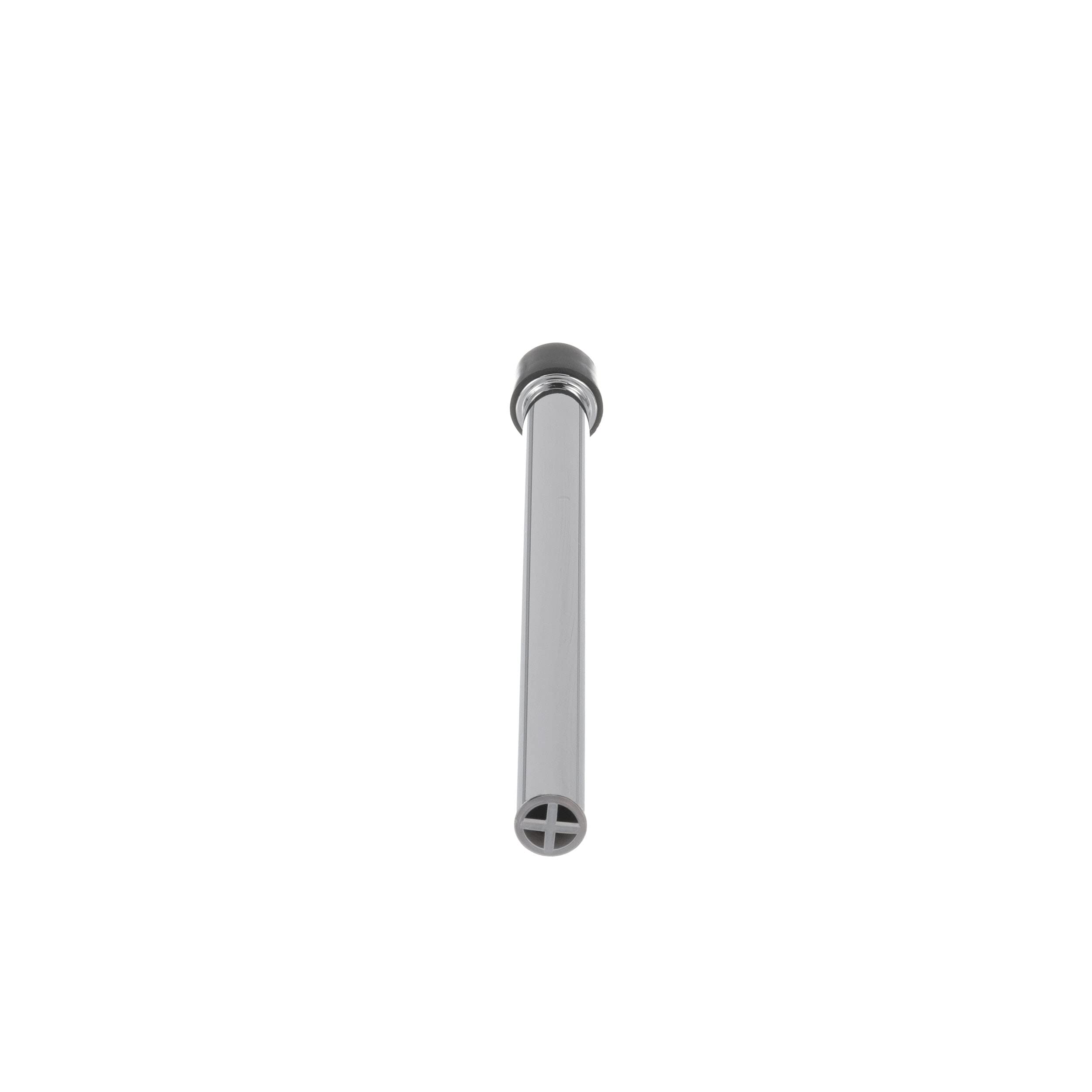 OCS Parts 2-Pack Nickel Plated Brass Bar Sink Overflow Pipes | 7-Inch Overflow Tubes for 1-Inch NPT Drains | With Grommet and Strainer (2-Pack, 7-Inch)