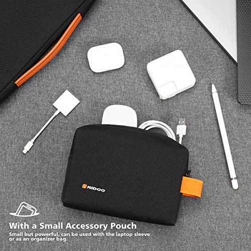 NIDOO Laptop Sleeve 15.6 inch Computer Bag for 15.6" Lenovo Legion 5 / Legion Slim 7 / ThinkPad T15 E15 / 16" Legion 7i / Legion 5 Pro / IdeaPad 3i / 16.1" Gaming 16 / Acer Dell Carrying Case, Black