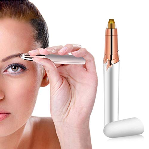 Electric Eyebrow Trimmer Mini Eyebrow Shaver Instant Painless Face Brows Hair Remover Epilator Portable Razors Make Up Eye Brow Shaper