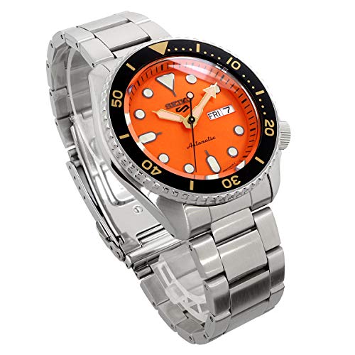 SEIKO SRPD59 5 Sports Men's Watch Silver-Tone 42.5mm Stainless Steel