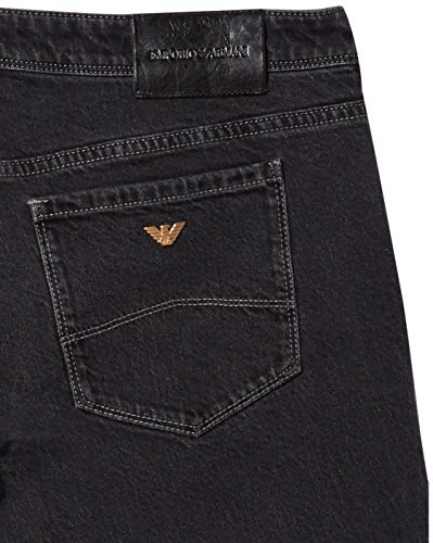 Emporio Armani Women's Skinny Jean, Black Denim, 34