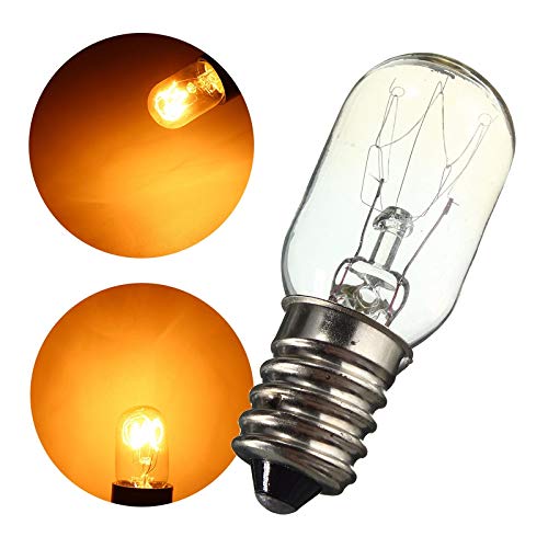 YI Lighting 110V 15 Watt T20 Salt Lamp Light Bulbs for Original Himalayan Salt Lamp Replacement Bulbs with E12 Candelabra Base (3-Pack)