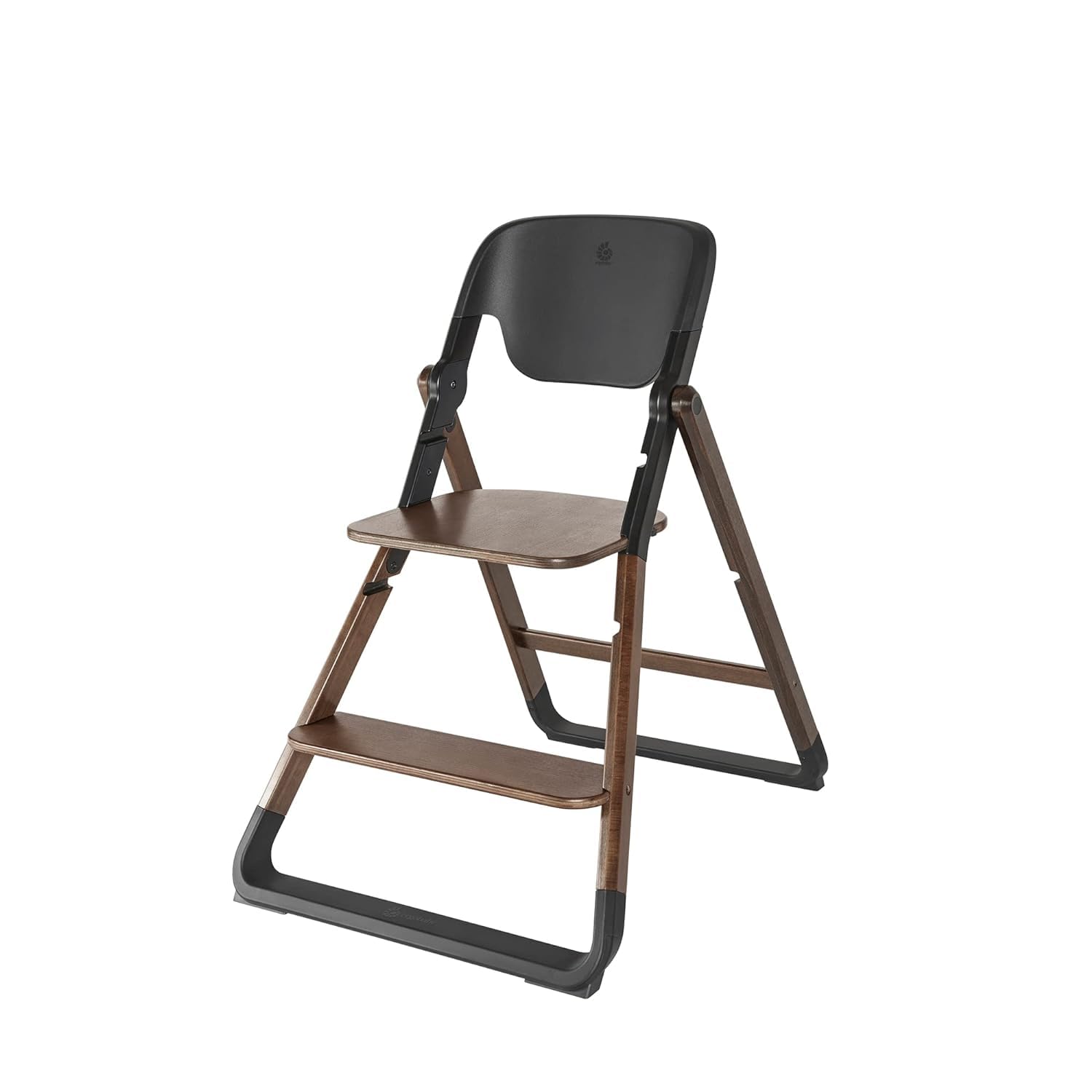 Ergobaby Evolve 3-in-1 High Chair and Kitchen Tower Stool Bundle, Dark Wood