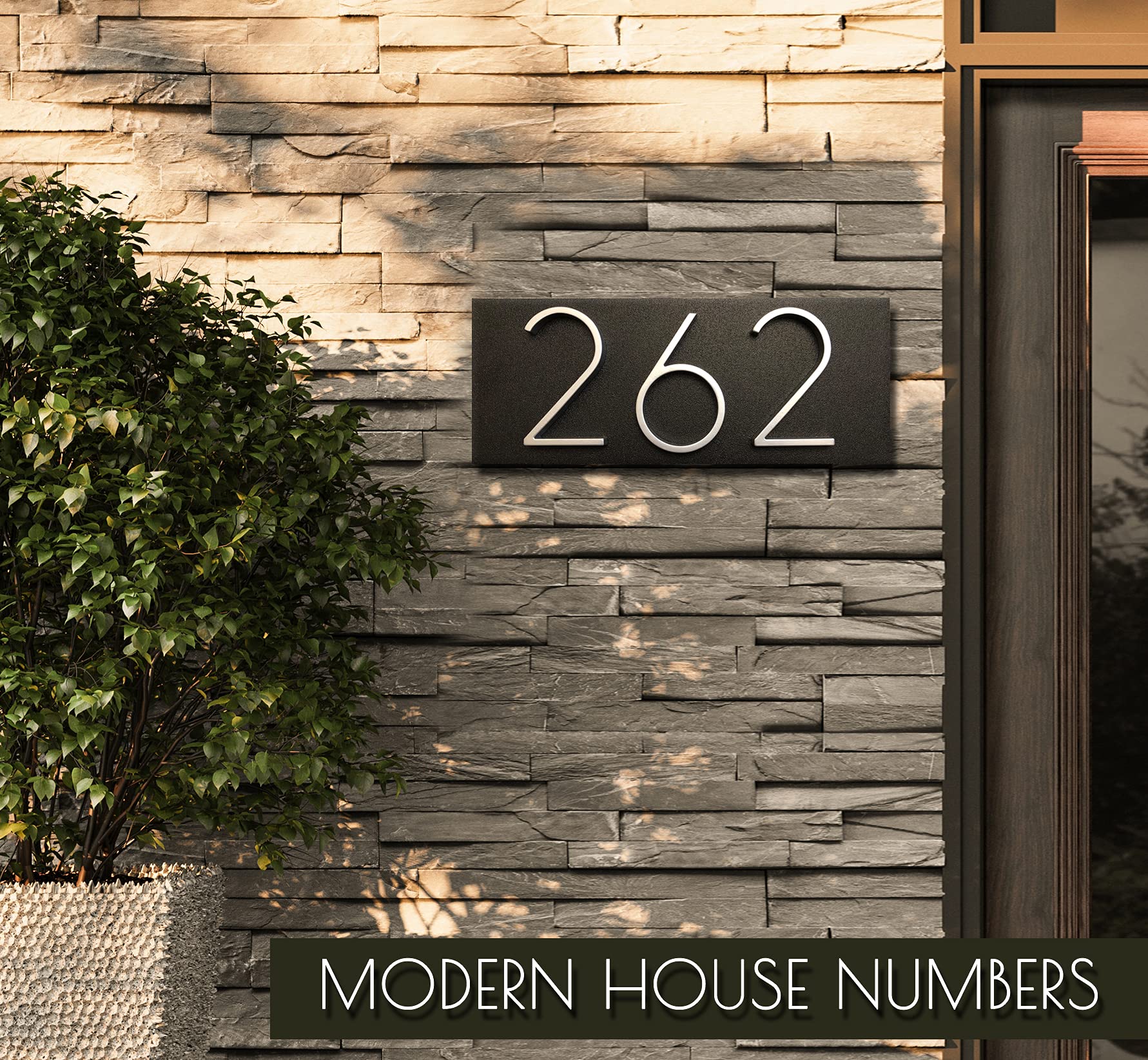 House Numbers | Address number in Vertical and Horizontal mode | Address plaques for outside | Personalized gift | Housewarming gift idea | Address signs | Modern house numbers