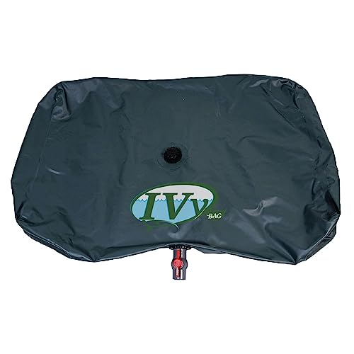 Jenlis IVy Bag, Large Collapsible Water Storage Bladder, Big Portable Fluid Transport Tank, Liquid Transportation Reservoir for Watering Trees, Plants, Lawns & Gardens in Remote Locations, 100 Gallons