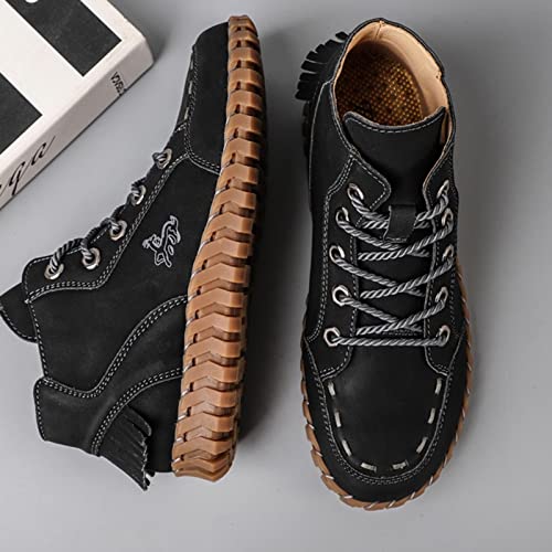 FASDNENDYS 2022 Women's and Winter Border Foreign Trade Large Size High Top British Style Summer Comfy Shoes Women Black