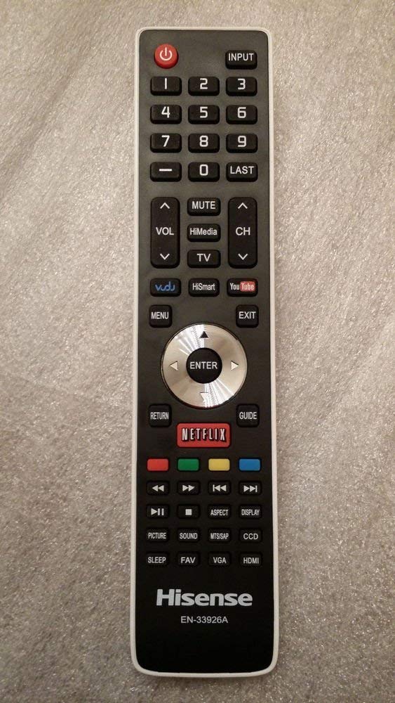 En33926A Remote Control Compatible for Hisense TV 40K366WN 32K20DW 55K610GWN 50K610GWN (Renewed)