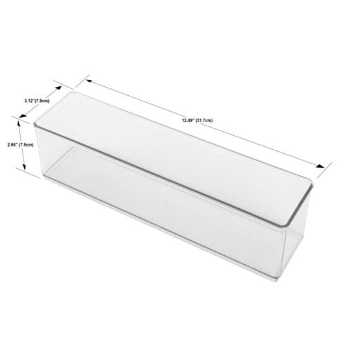 The Home Edit 6 Piece Kitchen Drawer Edit, Clear Plastic Storage System