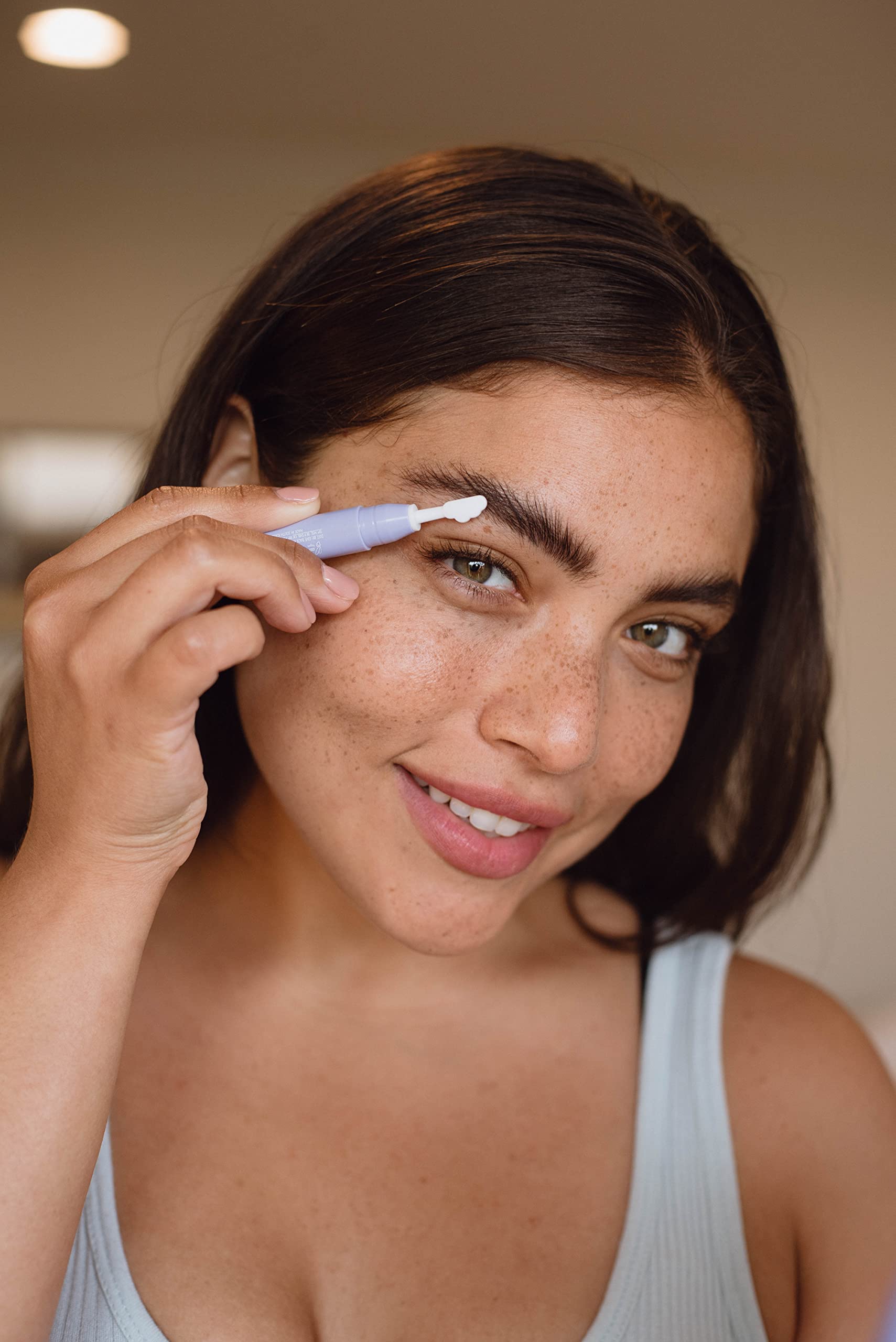 florence by mills Cloud Setter Eyebrow Styling Wax | Define + Shapes Eyebrows | Clear Wax + Soft Brush | Soft + flexible + Natural Hold | Vegan & Cruelty-Free