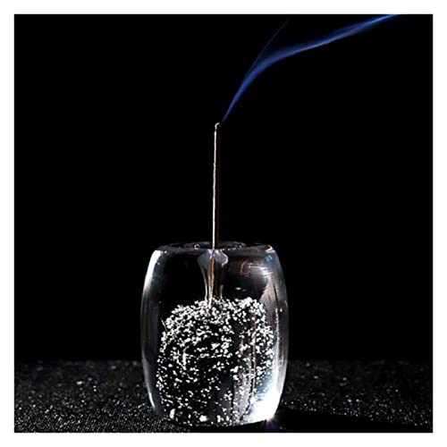 DOUBA Incense Burner Mini Artificial Crystal Glass Foam Incense Sticks Holder Teapot Lid Holder