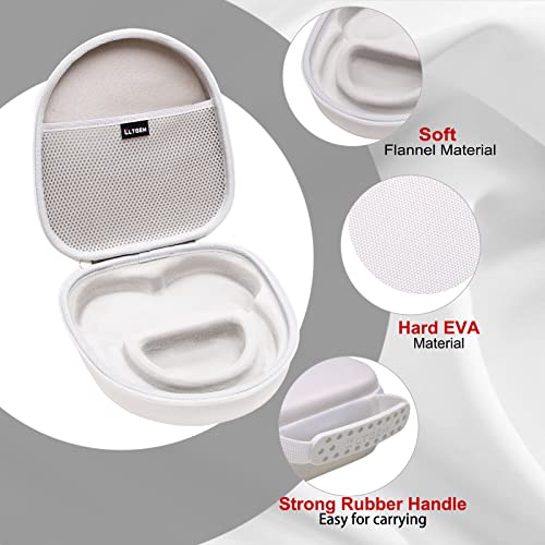 LTGEM Headset Case for Logitech G735 Wireless Gaming Headset - Hard Storage Travel Protective Carrying Bag(White)