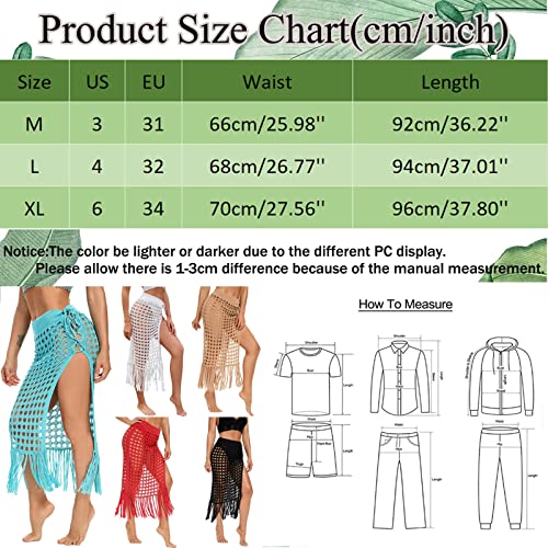 Going Out Tops for Women Black Hollow Split Summer Sexy Knitted Skirt Solid Women's Beach Color Ripped Fringed