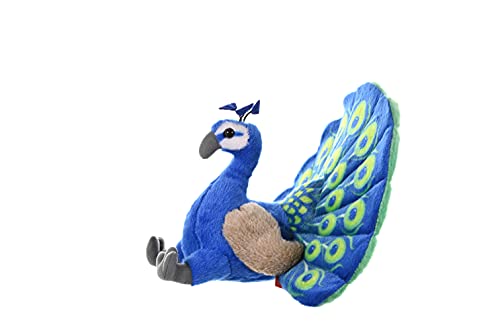 Wild Republic Peacock Plush, Stuffed Animal, Plush Toy, Gifts for Kids, Cuddlekins 12 Inches