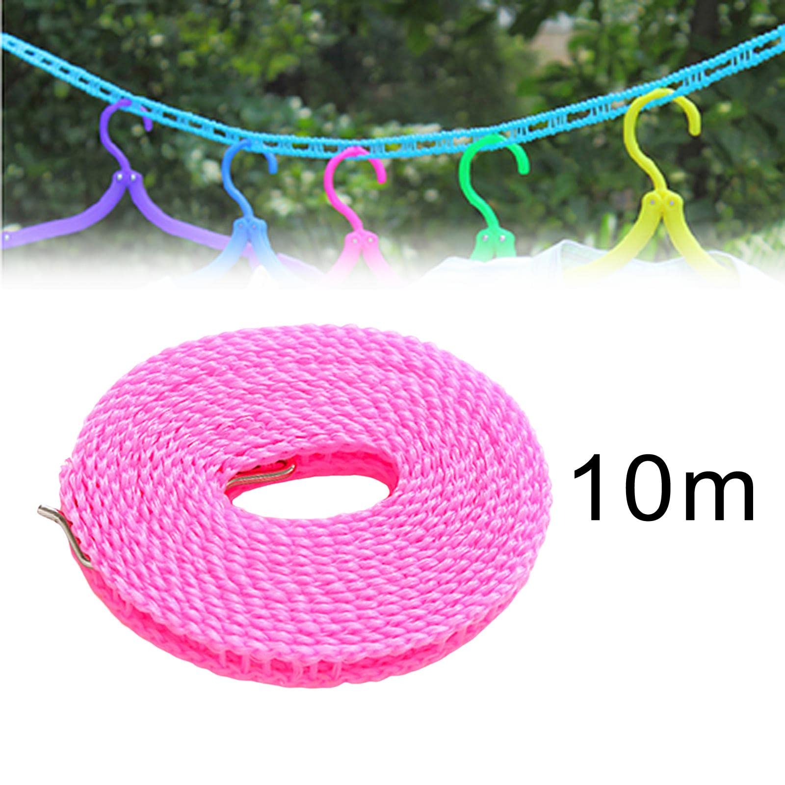 YWJLQH Travel-Friendly Clothesline for Laundry Drying, Blue 1000cm