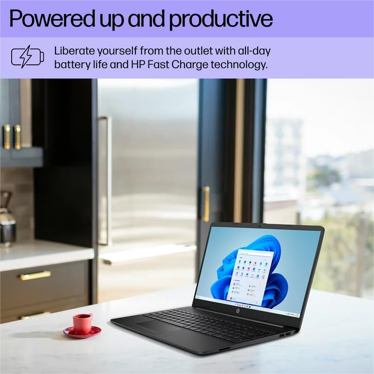 HP 15 15.6" Business Laptop Computer[Windows 11 Pro], Intel 4-Core Pentium Processor, 16GB RAM, 1TB SSD, Numeric Pad, Long Battery Life, Wi-Fi, Bluetooth 4.2, Webcam, RJ45, HDMI, Black, w/Battery