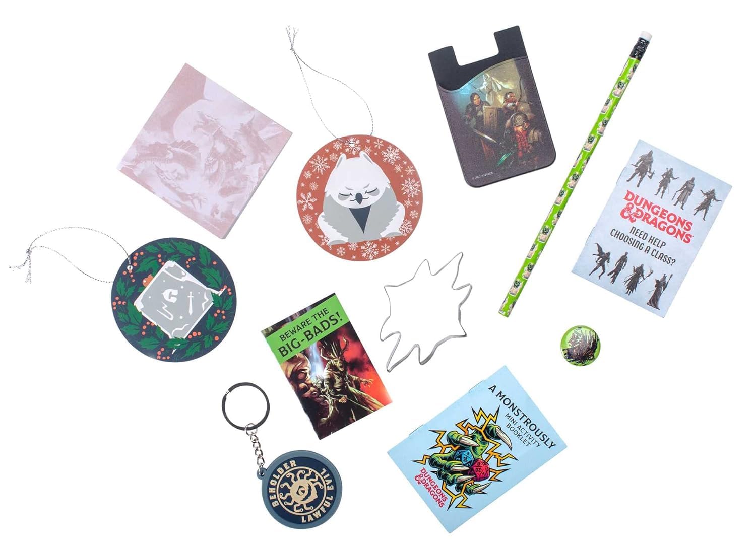 Dungeons and Dragons Advent Calendar Countdown to Christmas - 25 Day Dungeons and Dragons Advent Calendar 2023 Bundle with Pencils, Ornaments, Trinkets, Prizes, More | Dungeons and Dragons Holiday