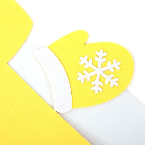 MECUTP DIY Felt Christmas Snowman Game Set, Wall Hanging Xmas Gifts with 38 Detachable Ornaments for Christmas Decorations, 50 * 100 cm