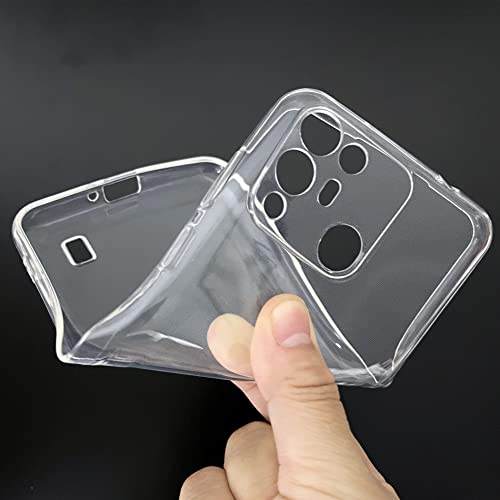 Ytaland for Blackview A55 Pro case, Crystal Clear Soft Silicone Shockproof TPU Transparent Bumper Protective Phone Case Cover