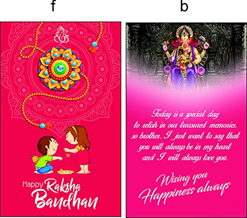 Sharvil Set 3 of Rakhi for Brother Bhaiya Bhabhi Raksha Bhandhan Rakhi Thread Bracelet Cotton Thread multi design