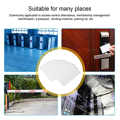 Plastic White Plastic Card 100Pcs Set Contactless 125Khz Smart Proximity Id Card Read On Ly Access Card Em4100