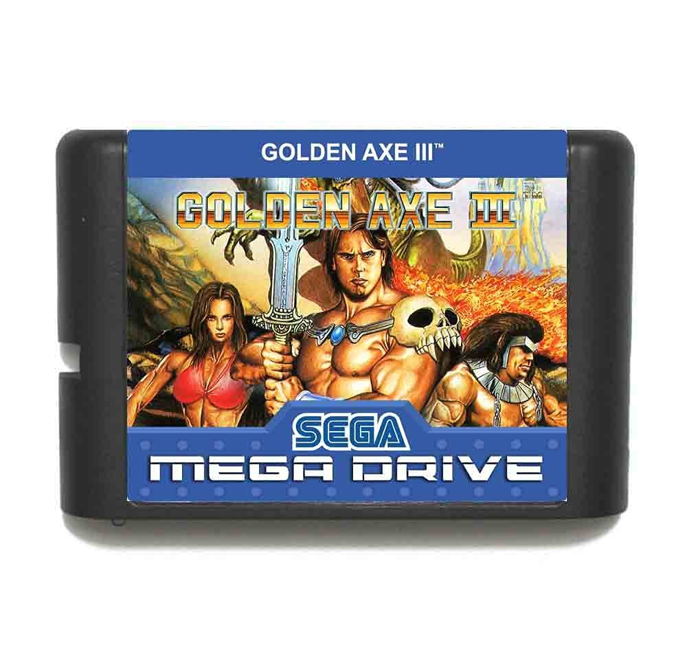 Golden Axe II 2 Game Cartridge 16 Bit MD Game Card With Retail Box For Sega Mega Drive For Genesis (BR Box)